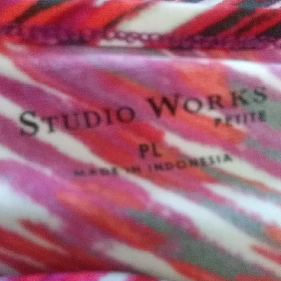 Studio Works | Tops | Studio Works Cowl Neck Blouse Petite Large | Poshmark